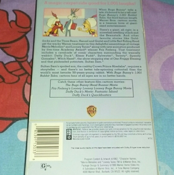 Vintage | Media | 99 Bugs Bunny 1001 Rabbit Tales Vhs 90s | Poshmark